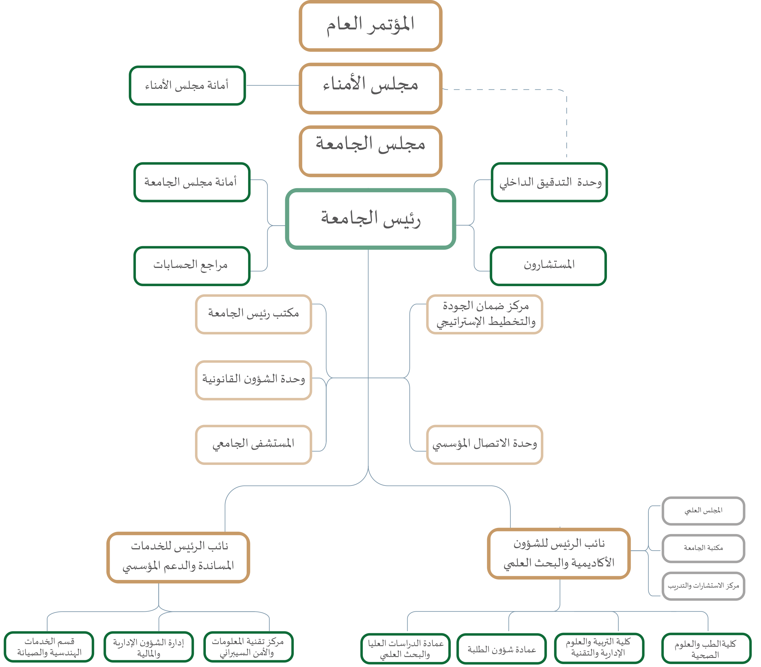 Organizational Chart | Arabian Gulf University